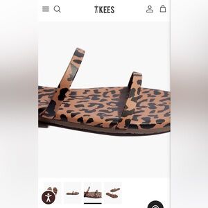 TKEES | Shoes | Tkees Gemma Animal Print Slide Sandals | Poshmark